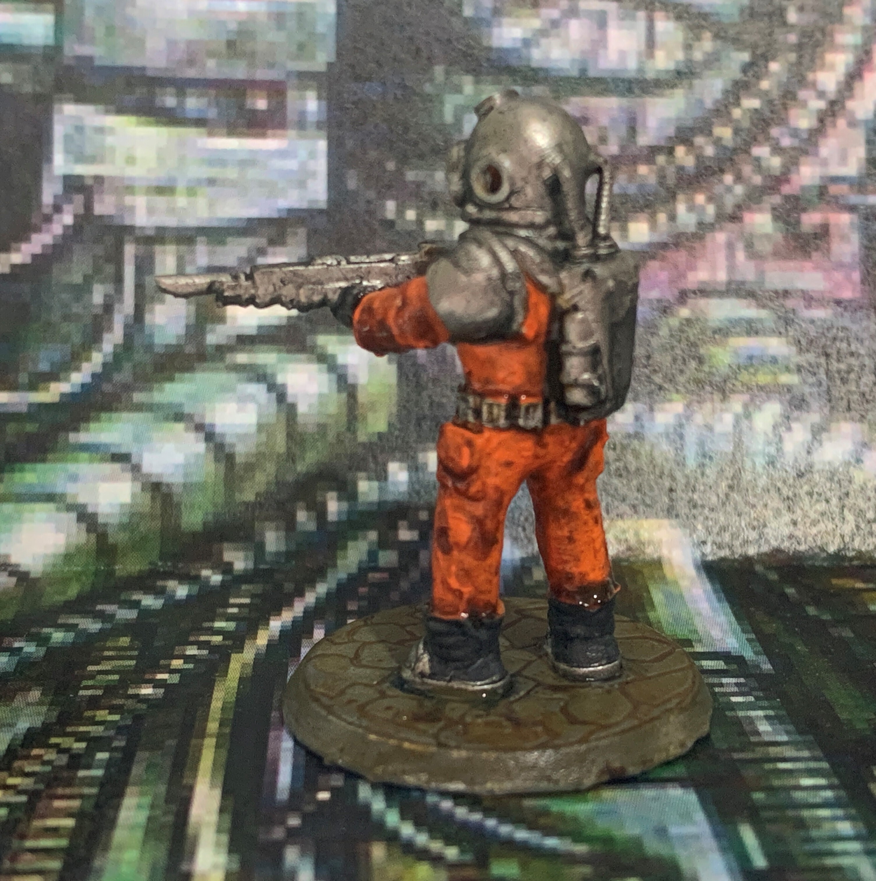 Free STL file 28mm Space Miner Guard Miniature・Object to download and ...