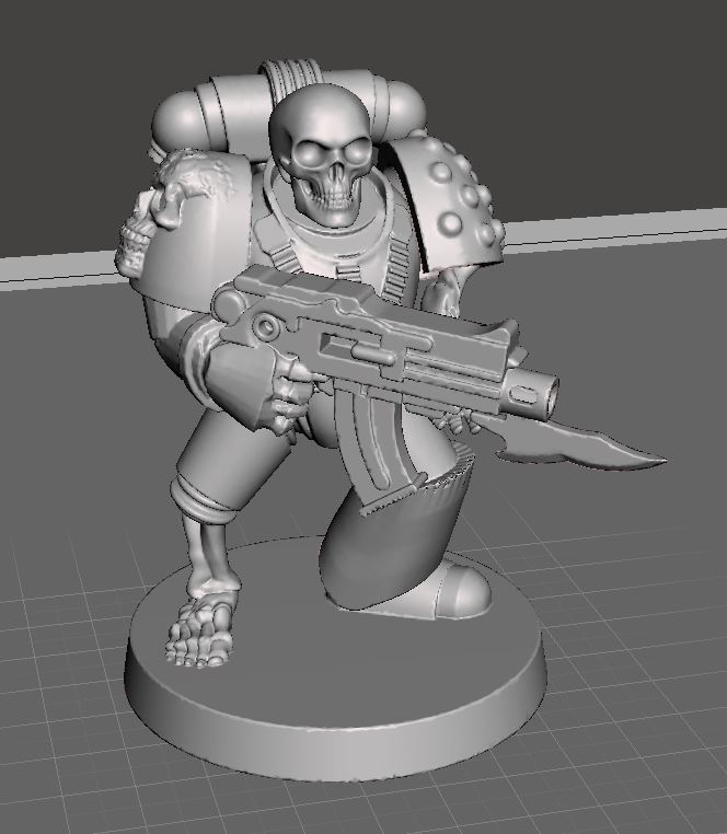 Free STL file Undead Marine I・3D printable model to download・Cults