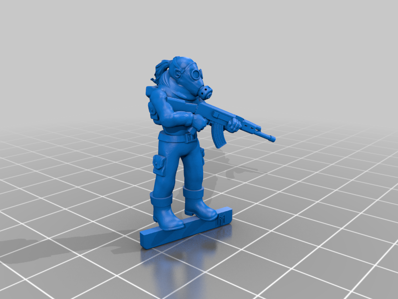 Free STL file 28mm Fallout Enviro Troopers - Wasteland Warriors・3D ...