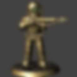 Download free STL file 28mm Sci Fi Deep Sea Diver with Harpoon Gun • 3D ...