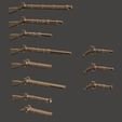 Download free 3D printing files 28mm Fantasy Arsenal of Muskets ...