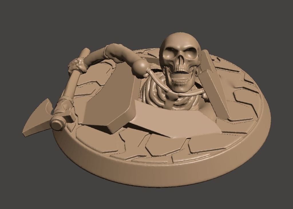 Download free STL file 28mm Undead Skeleton Warriors - Rising from the ...