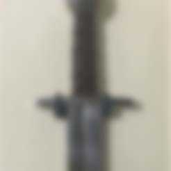 Download free 3D printing templates Simple Sword Wall Hanger / Mount ...