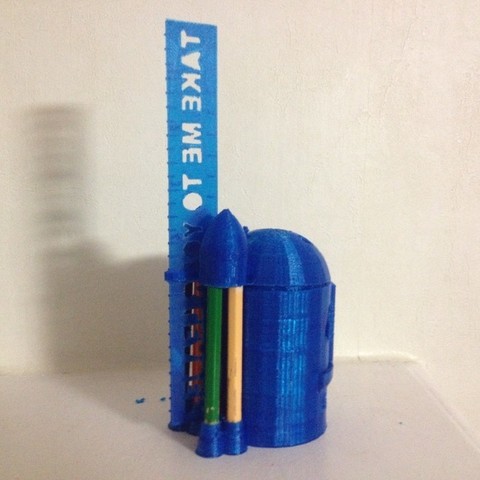 Download free 3D printer designs Alien Pencil Case - Take Me To Your ...