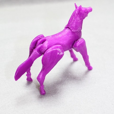 Download free STL file Print in Place - Poseable Horse • Template to 3D ...