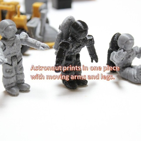Download free STL file Astronaut Action Figure Play Set for Alien ...