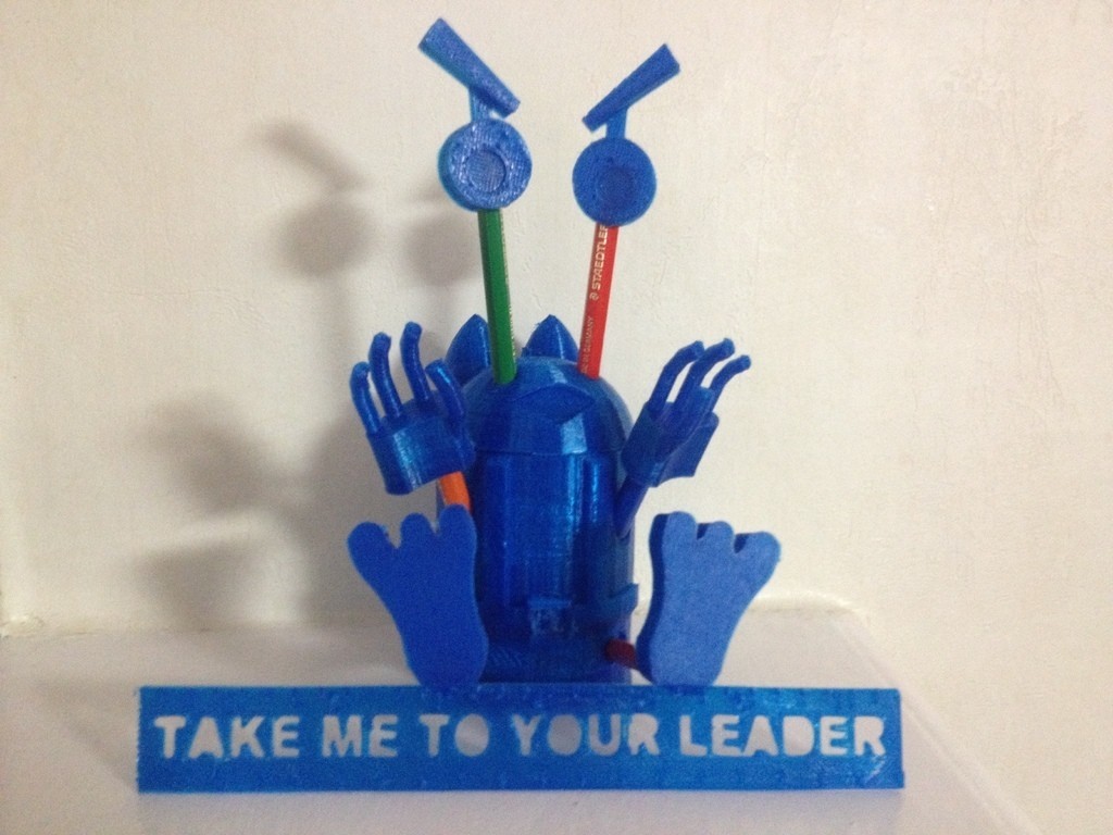 Free STL file Alien Pencil Case - Take Me To Your Leader - # ...