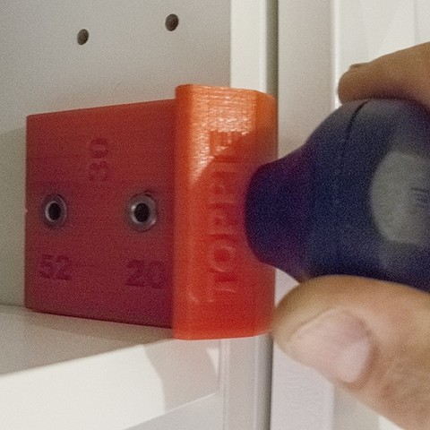 Download free 3D printer files Hinge drill jig ・ Cults