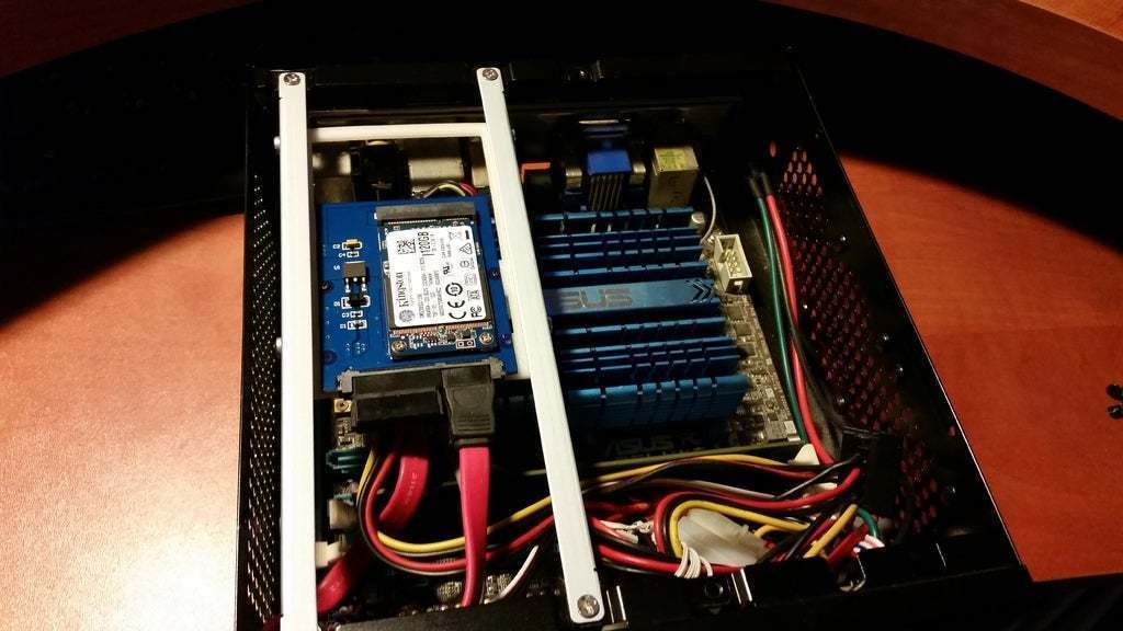 Free STL file mSATA SSD to 2.5 inch HDD adapter・3D printer model to ...