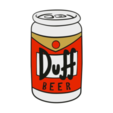 Download STL file Duff beer keychain • 3D printer template ・ Cults