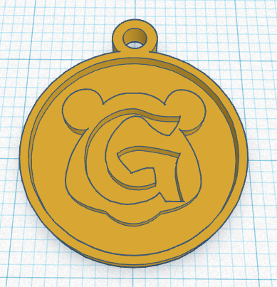 STL file Gummi bears Medallion ornament - Gummi bears medallion・Model ...