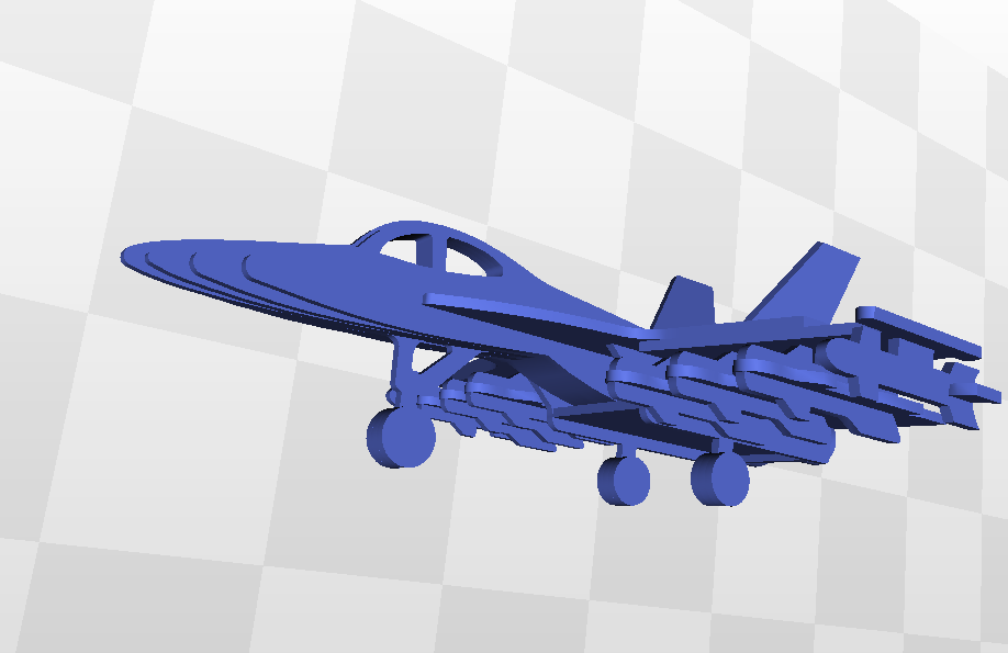 STL file jet puzzle・3D printer design to download・Cults
