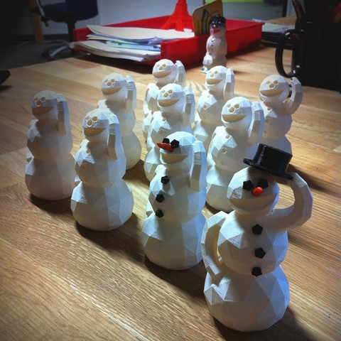 Download free 3D printer templates Snowman ・ Cults