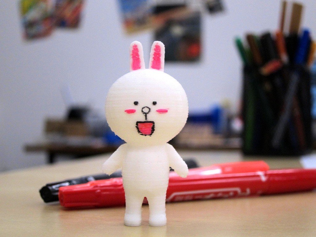 Free STL file Happy Cony Line Rangers・3D printing model to download・Cults