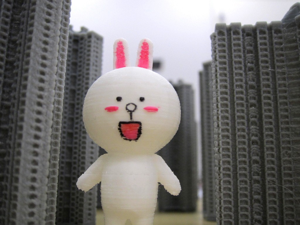 Free STL file Happy Cony Line Rangers・3D printing model to download・Cults