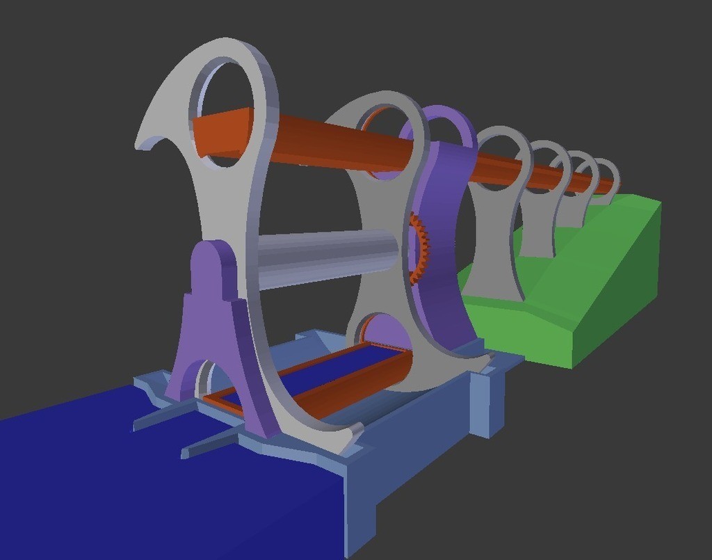 Free STL file Falkirk Wheel 🛞・Design to download and 3D print・Cults