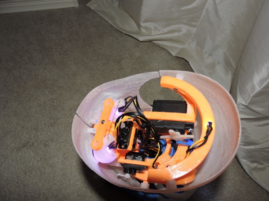 Descargar archivo STL gratis Cabeza de robot humanoide animada • Plan ...