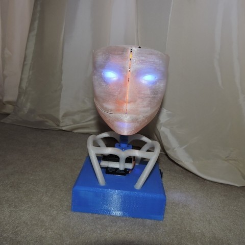 Download free STL file Animated Humanoid Robot Head • 3D printable ...