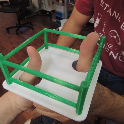 Download free STL files Thumb Wrestling Ring ・ Cults