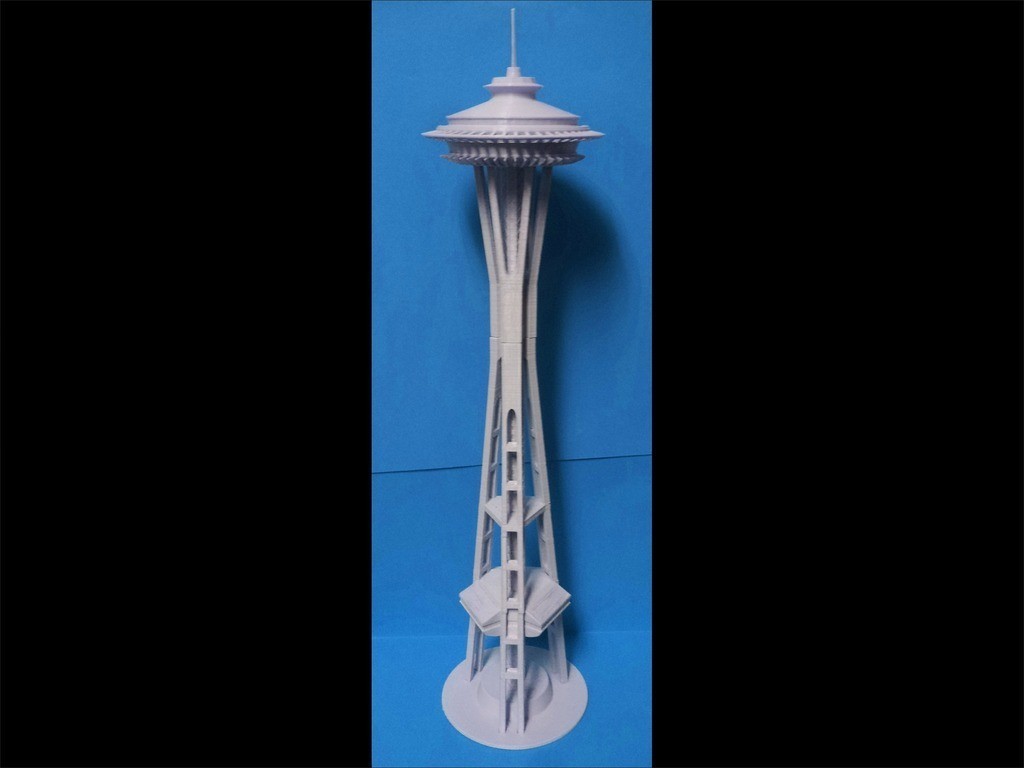 Free STL file Seattle Space Needle 🛰・3D print object to download・Cults