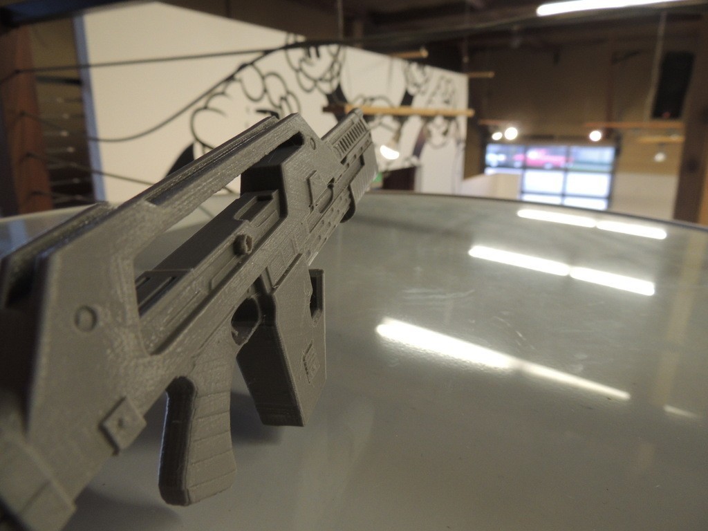 Free STL file M41A Pulse Rifle 👽・Template to download and 3D print・Cults