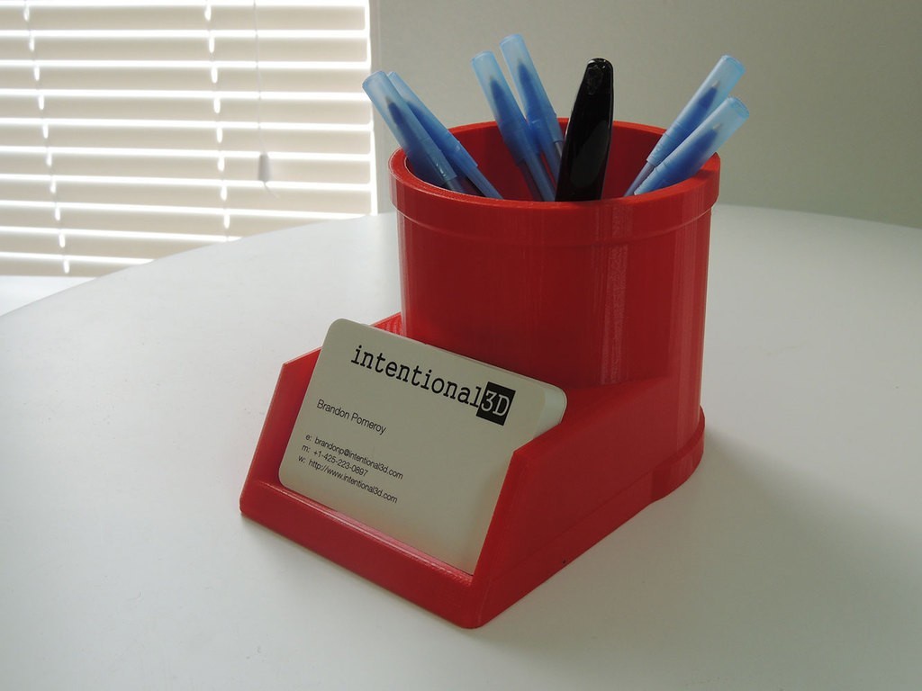 Free Stl File Business Card Holder・object To Download And To 3d Print・cults