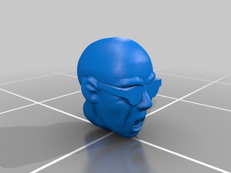 Free STL file Head 28mm・Template to download and 3D print・Cults