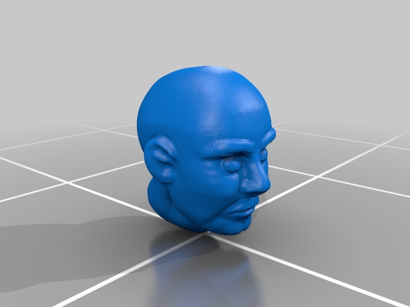 Free STL file Head 28mm・Template to download and 3D print・Cults