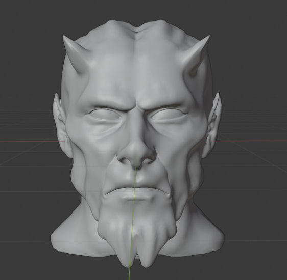 Free STL file demon・3D printer model to download・Cults