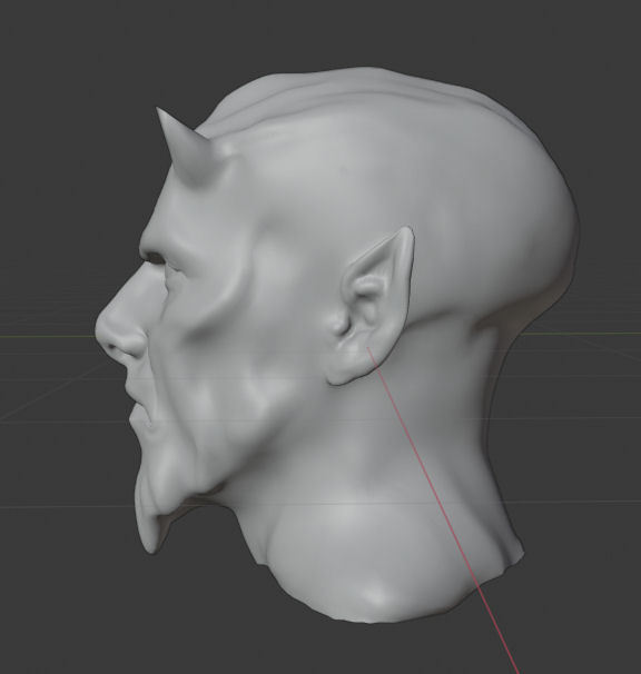 Free STL file demon・3D printer model to download・Cults