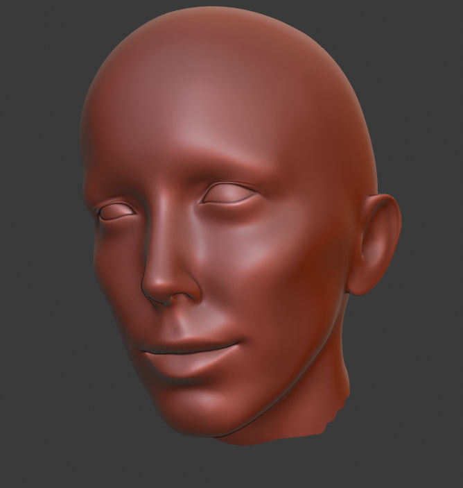 Free STL file female face ♀️・3D printing idea to download・Cults