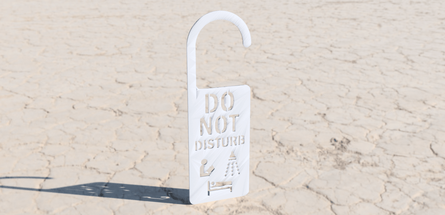 Free STL file Door sign (remix) 🚪・3D printer model to download・Cults