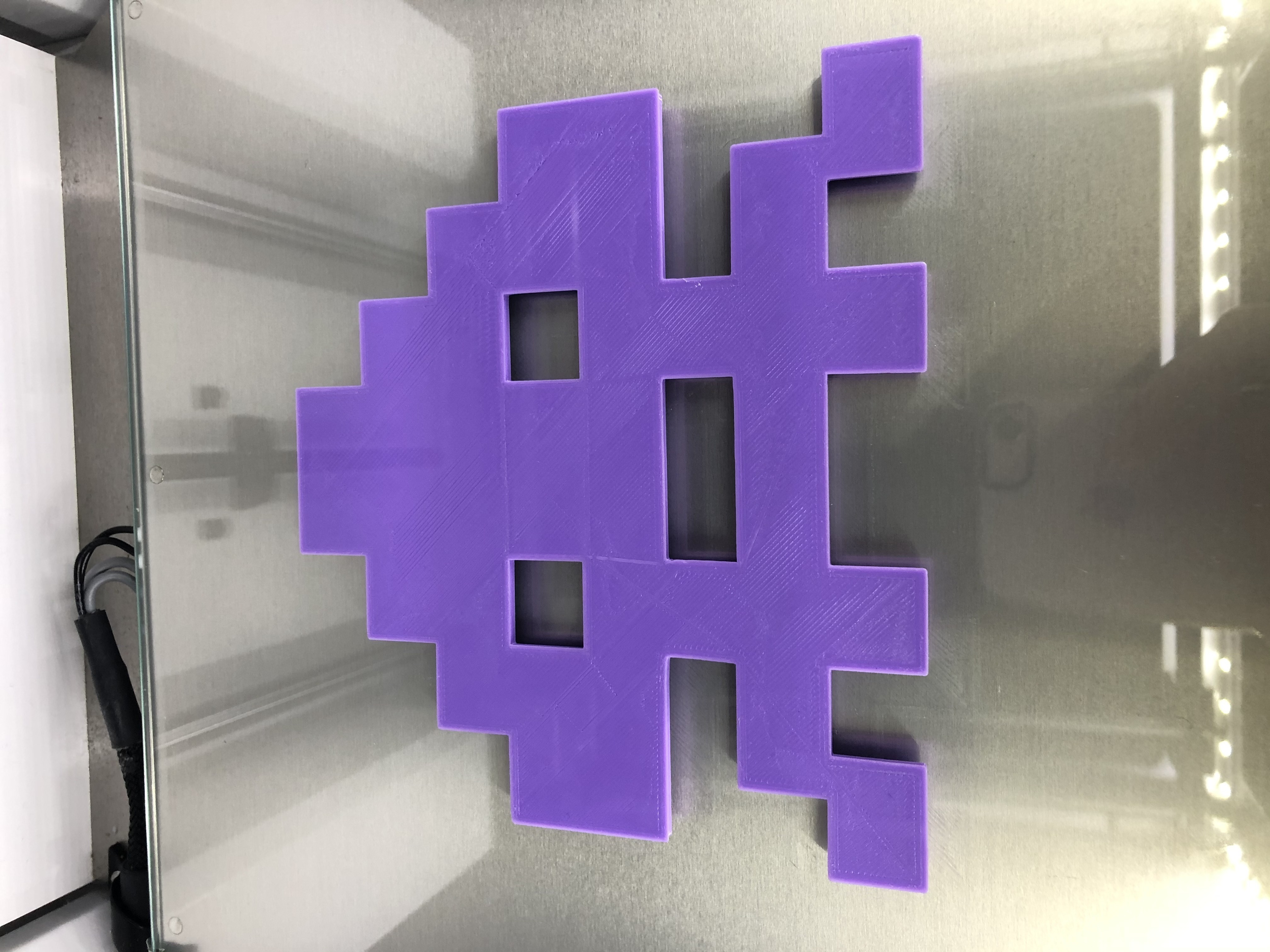 Free STL file Space invaders: squid・3D printing template to download・Cults