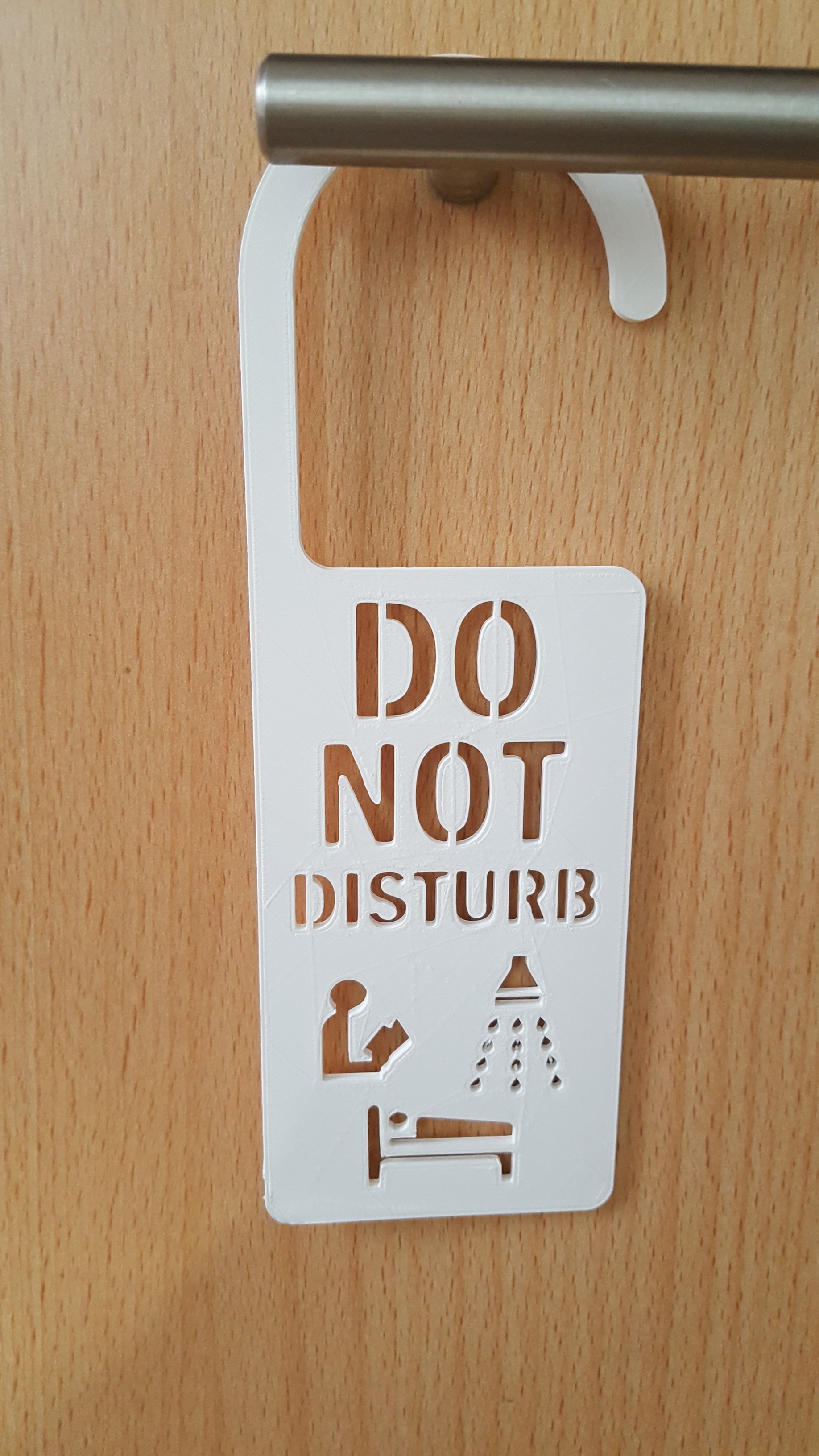 Free STL file Door sign (remix) 🚪・3D printer model to download・Cults