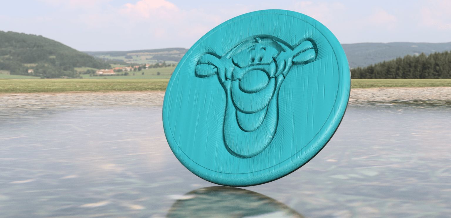 Free STL file Tigger drinkcoaster (pair)・Object to download and to 3D ...