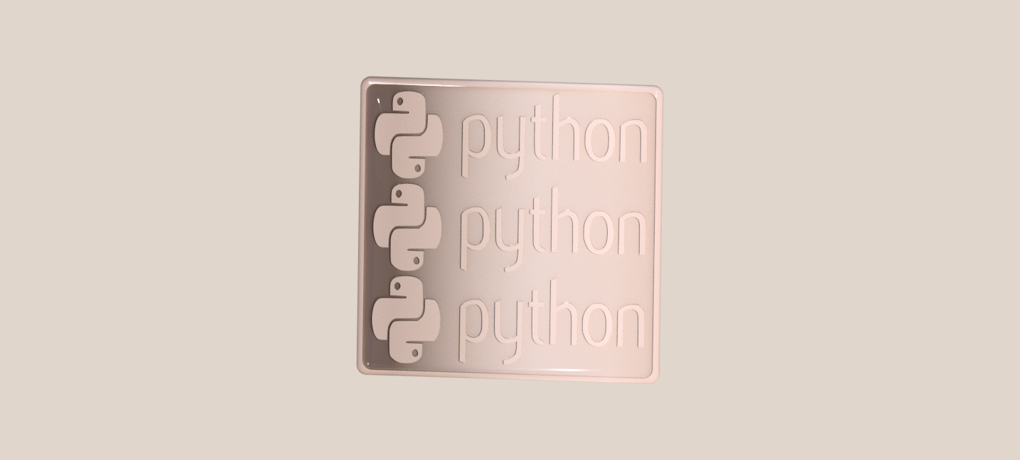 Free STL file Python drinkcoaster・3D printer model to download・Cults