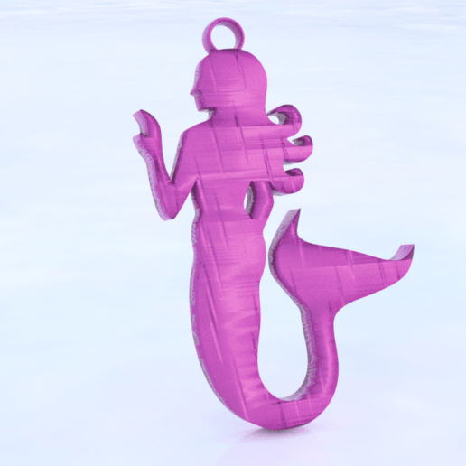 Download free STL files Mermaid earrings (two files!) ・ Cults