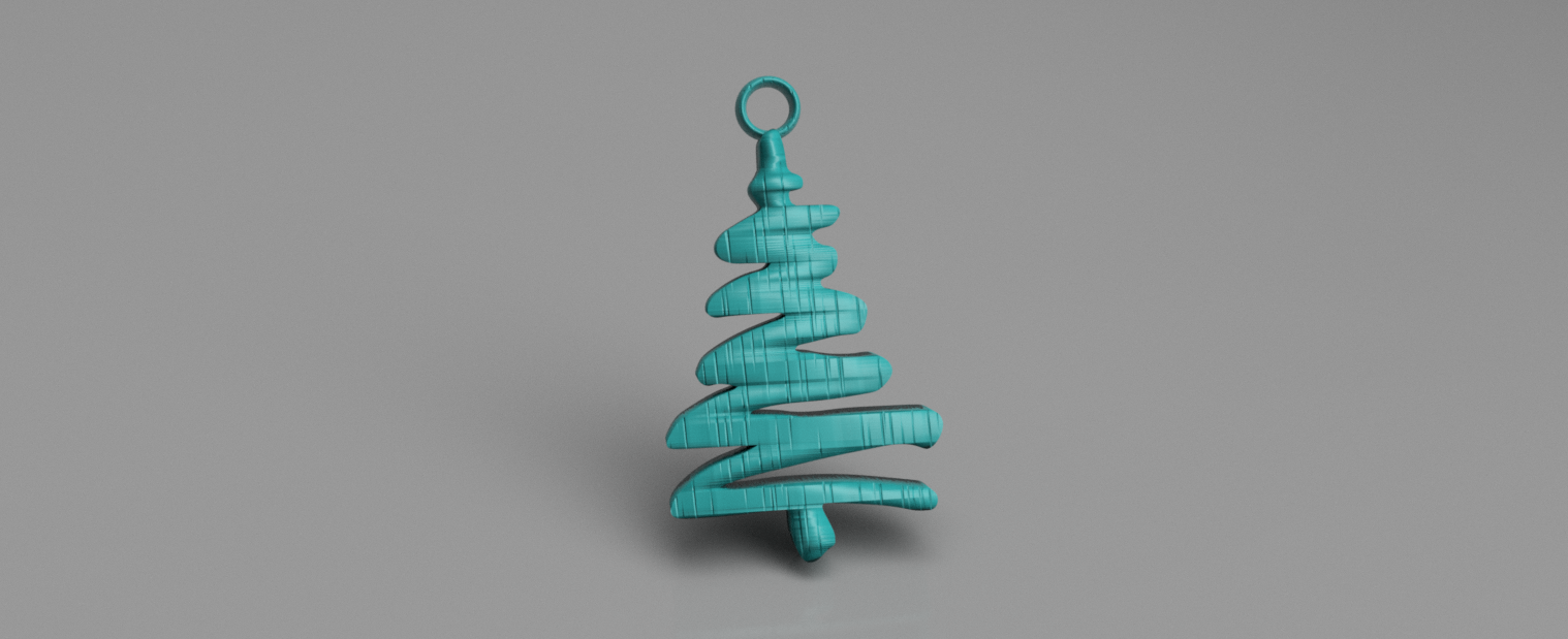 Free STL file Christmas tree earrings 🎄・3D printer design to download・Cults