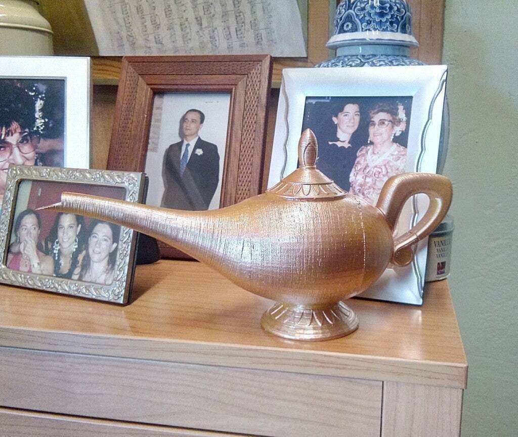 Free STL file Genie's Lamp (Real Size Multipiece)・3D printable model to ...