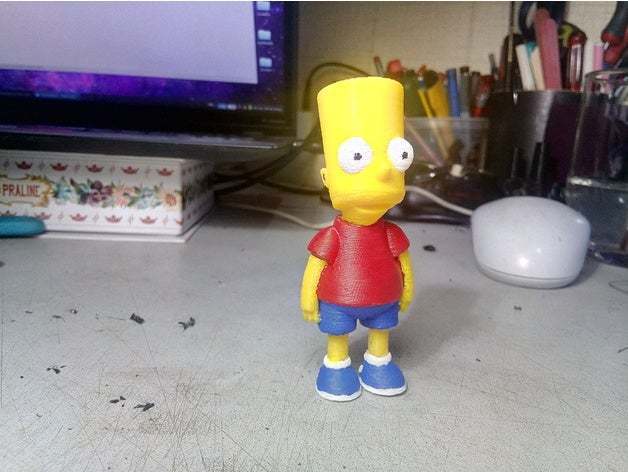 Free STL file Bart Simpson Simplify・3D print object to download・Cults