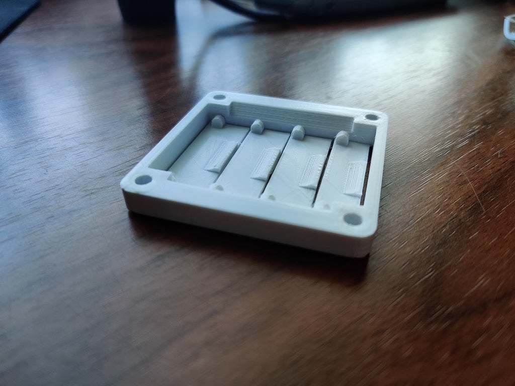 Free STL file LOUVERED FAN VENT 60MM - HALF THICK 🔧・3D printer model to ...