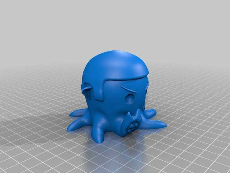 Archivo STL gratis El lindo Spocktopus dice que viva y prospere・Modelo ...