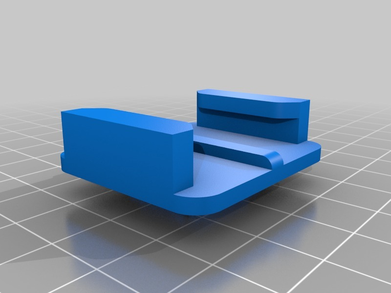 Free STL file Gopro quickrelease base to dslr hotshoe・3D printable ...
