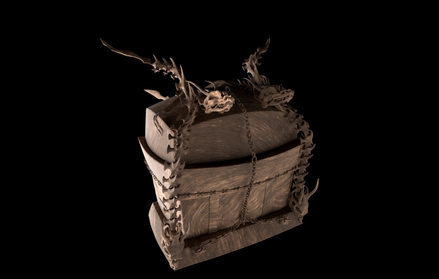 Free STL file Dragon Treasure Chest 3D print model・3D printable model ...