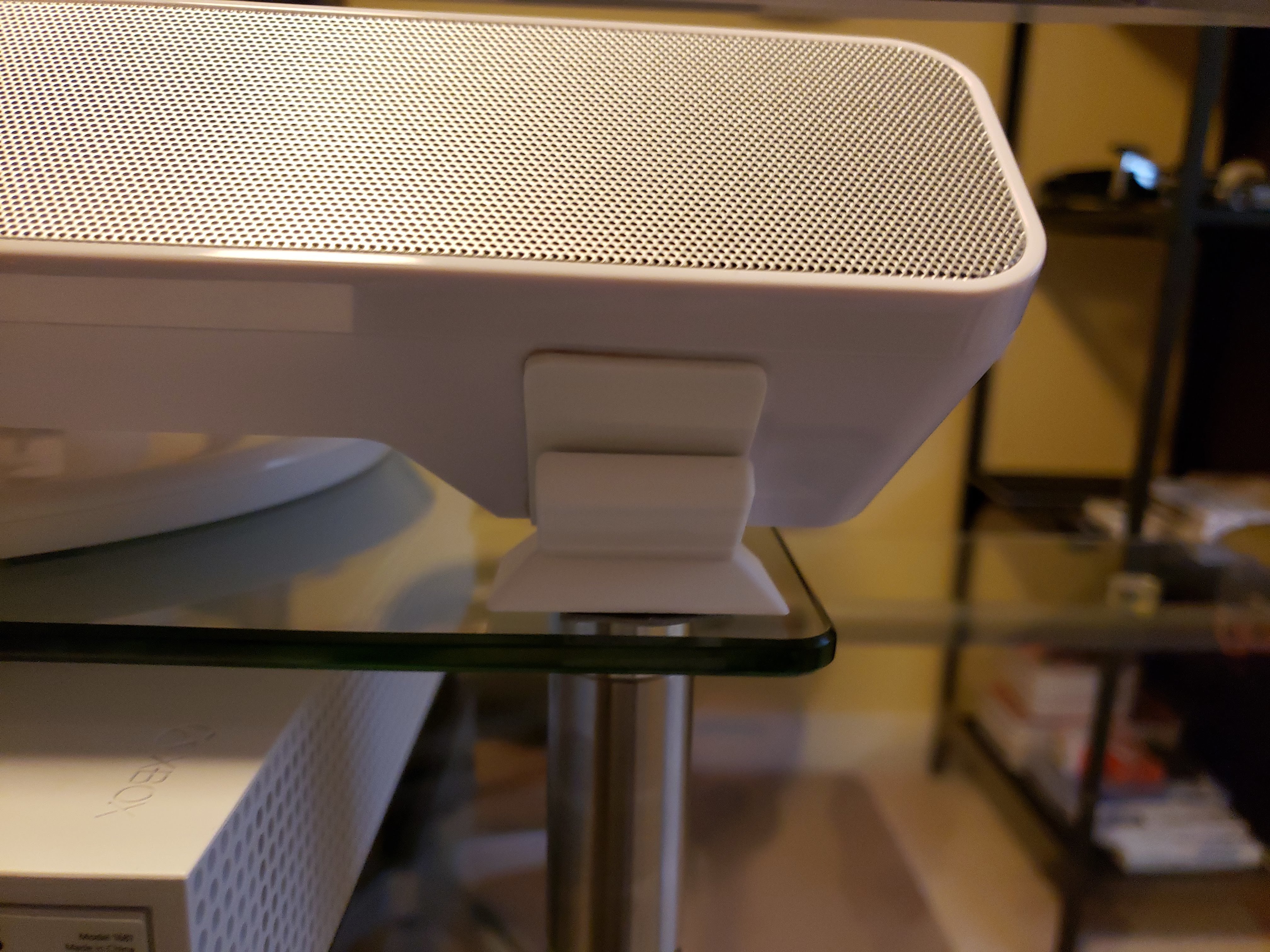 Free STL file 45 degrees small soundbar holder・3D printable model to ...