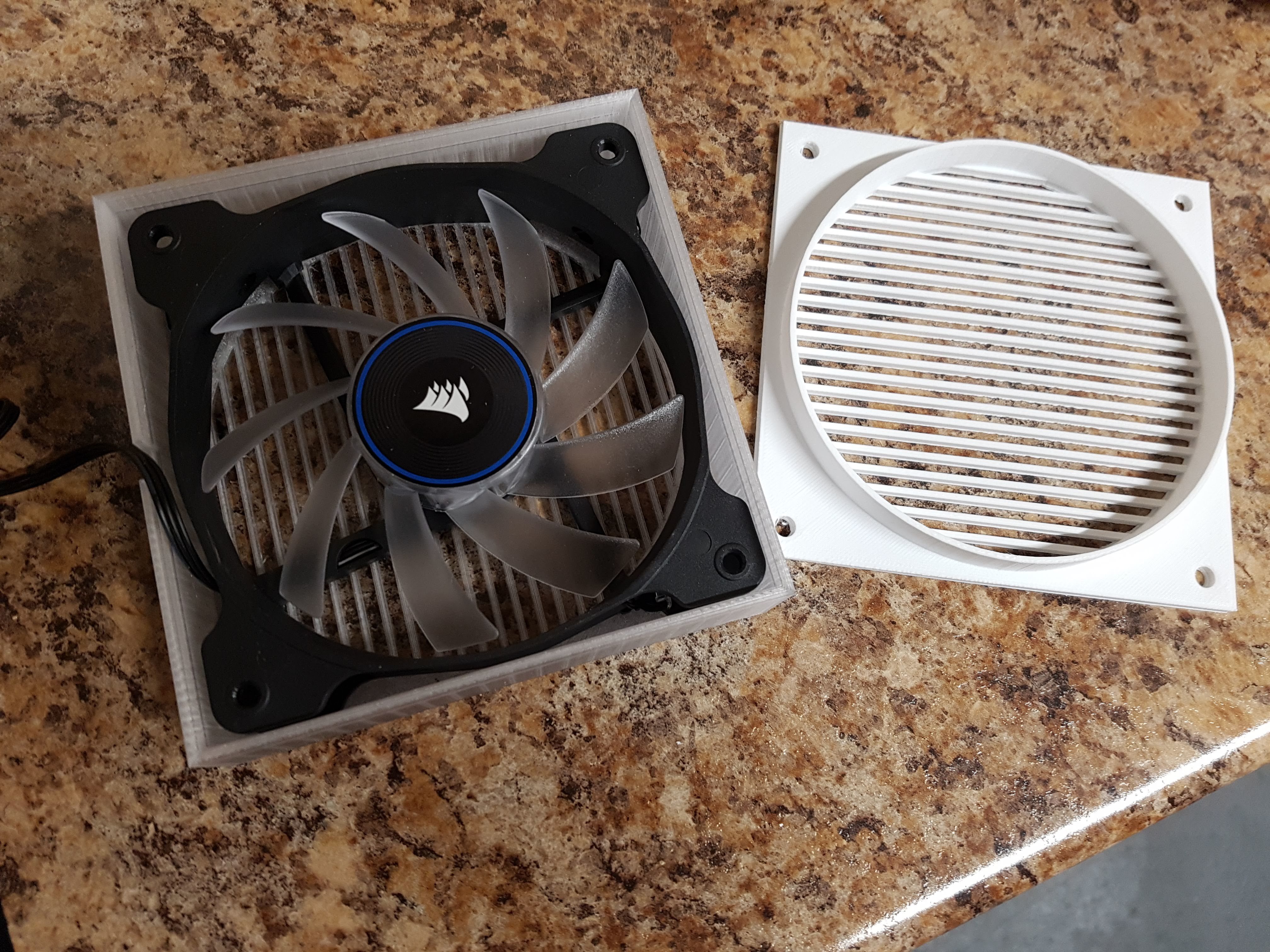 Free STL file Computer's 120mm Fan Enclosure・3D printer model to ...