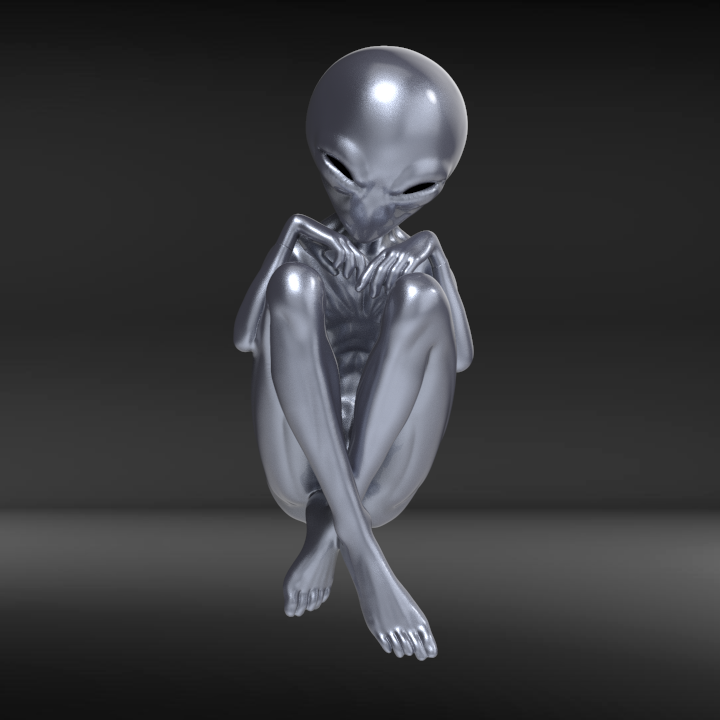 3D file Alien in a Jar 👽・3D print design to download・Cults