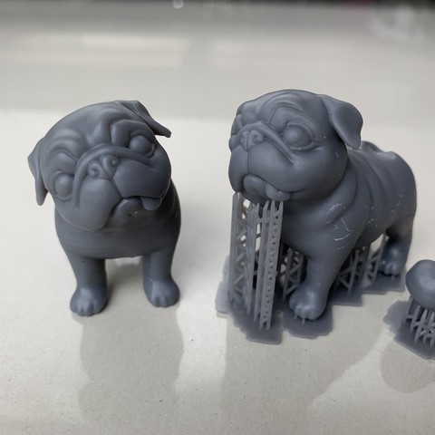 Download STL file Question Pug 3D print model • Design to 3D print ・ Cults