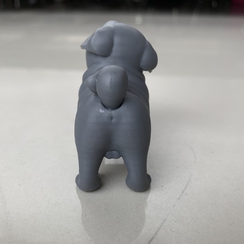Download STL file Question Pug 3D print model • Design to 3D print ・ Cults