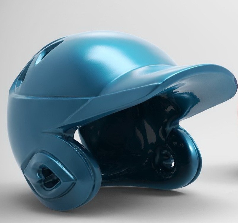 STL file Baseball Helmet for 3D print model・3D printing idea to ...